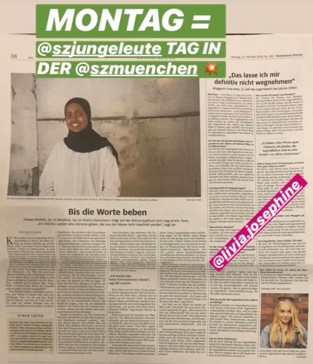 Über mich in der Presse / Medien – Livia Josephine Magazin